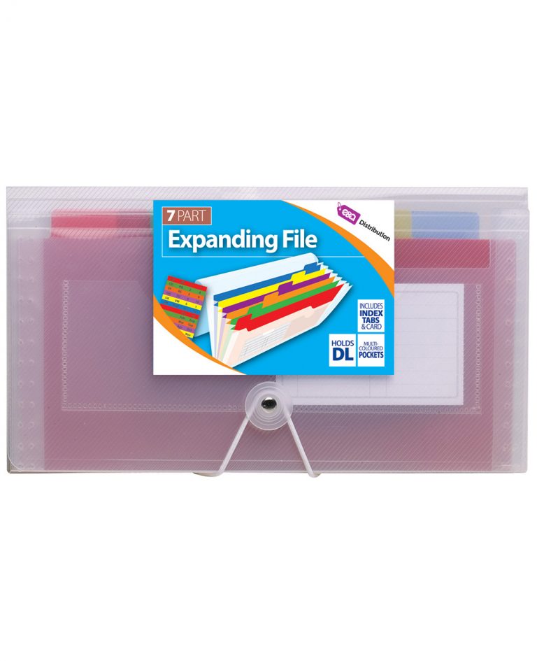 7 Part DL Expanding File Rainbow - E&A Distribution