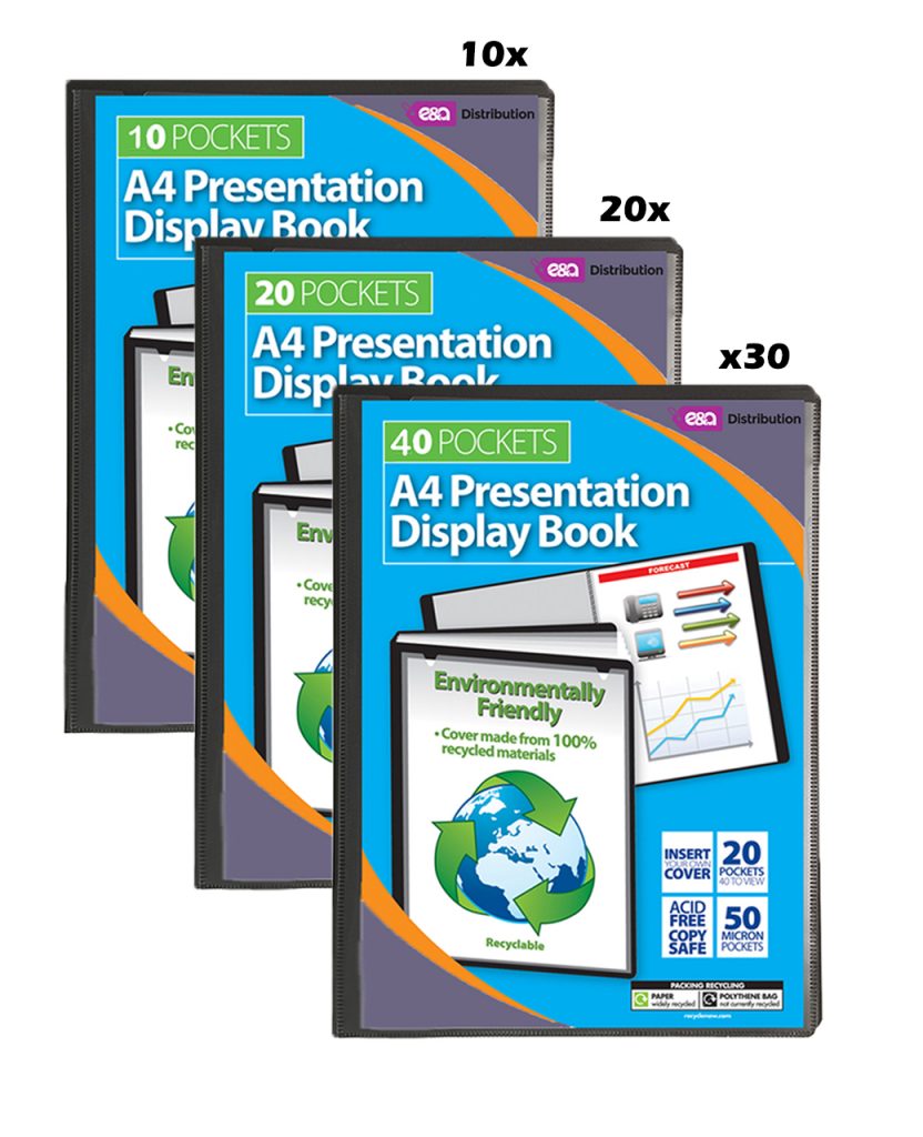 A4 Presentation Display Book - E&A Distribution