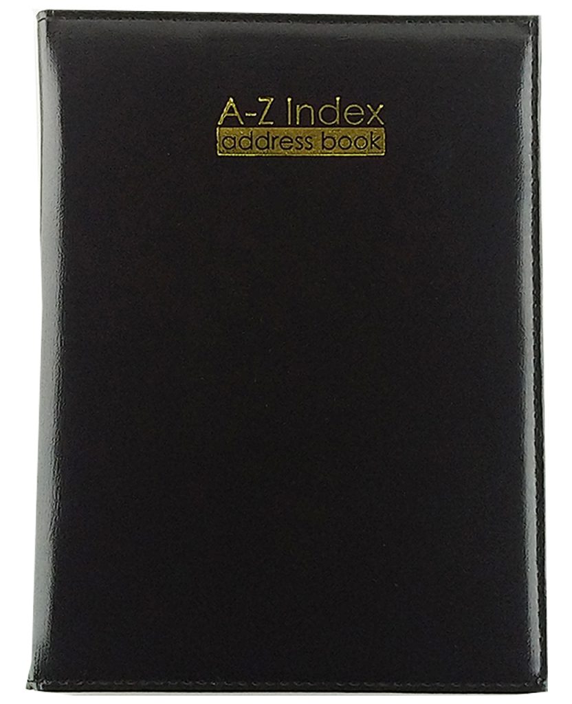 A-Z Address Book Black - E&A Distribution