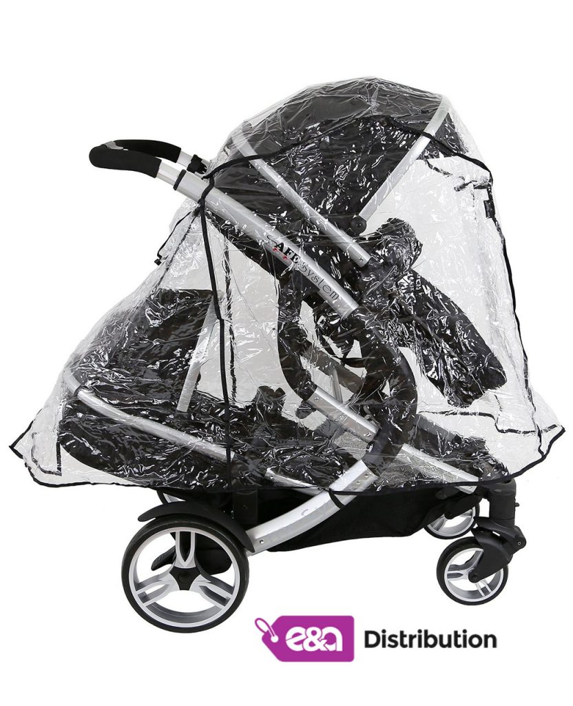 Hauck Duette Pushchair Rain Cover - E&A Distribution