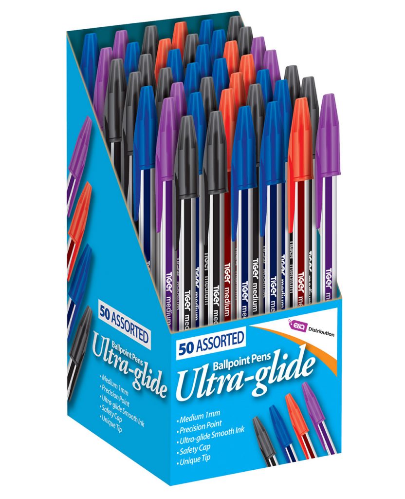 Assorted Ballpoint Pens Ultra-glide - E&A Distribution