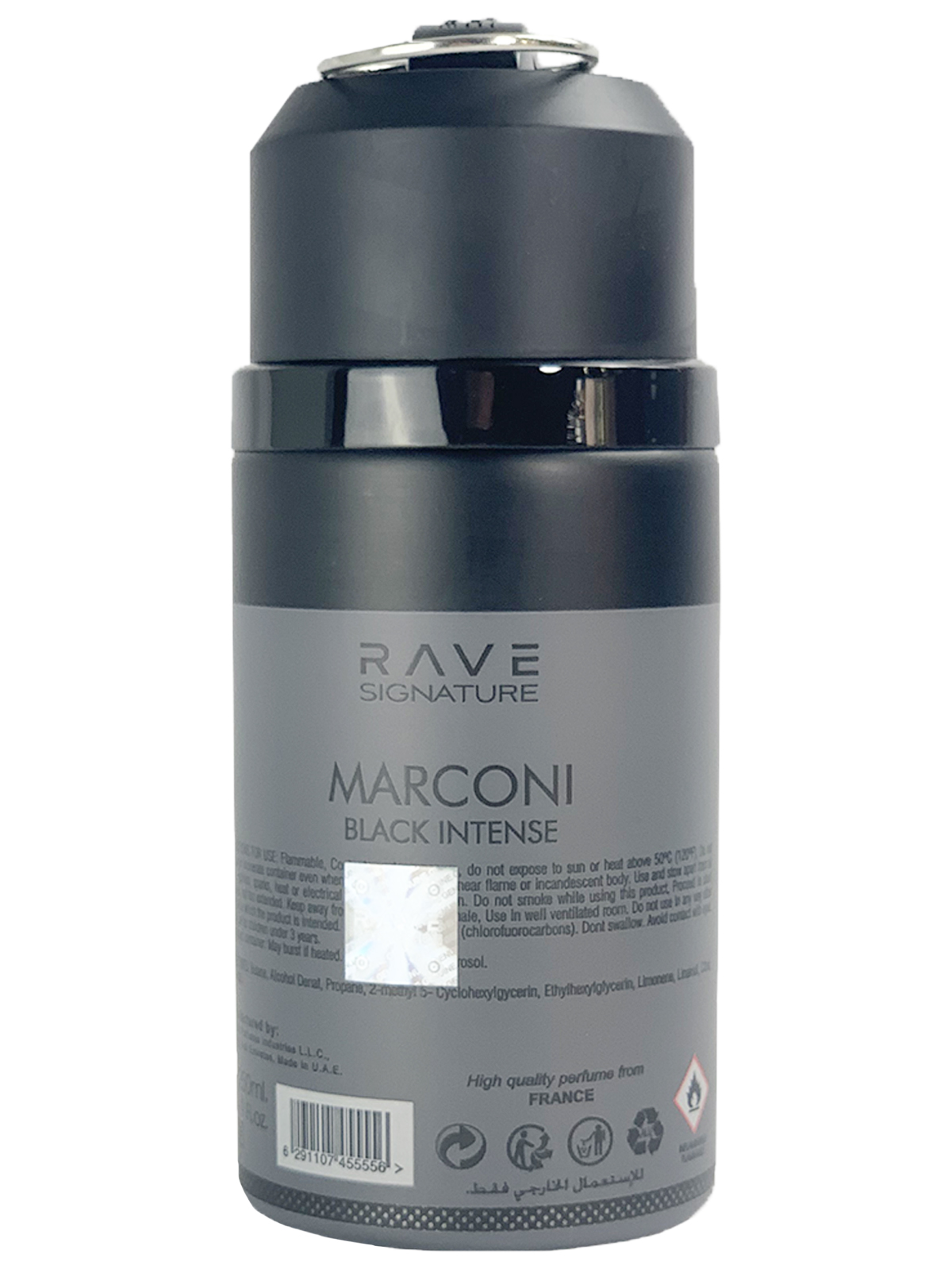 Body Spray | Marconi Black Intense 250ml - E&A Distribution