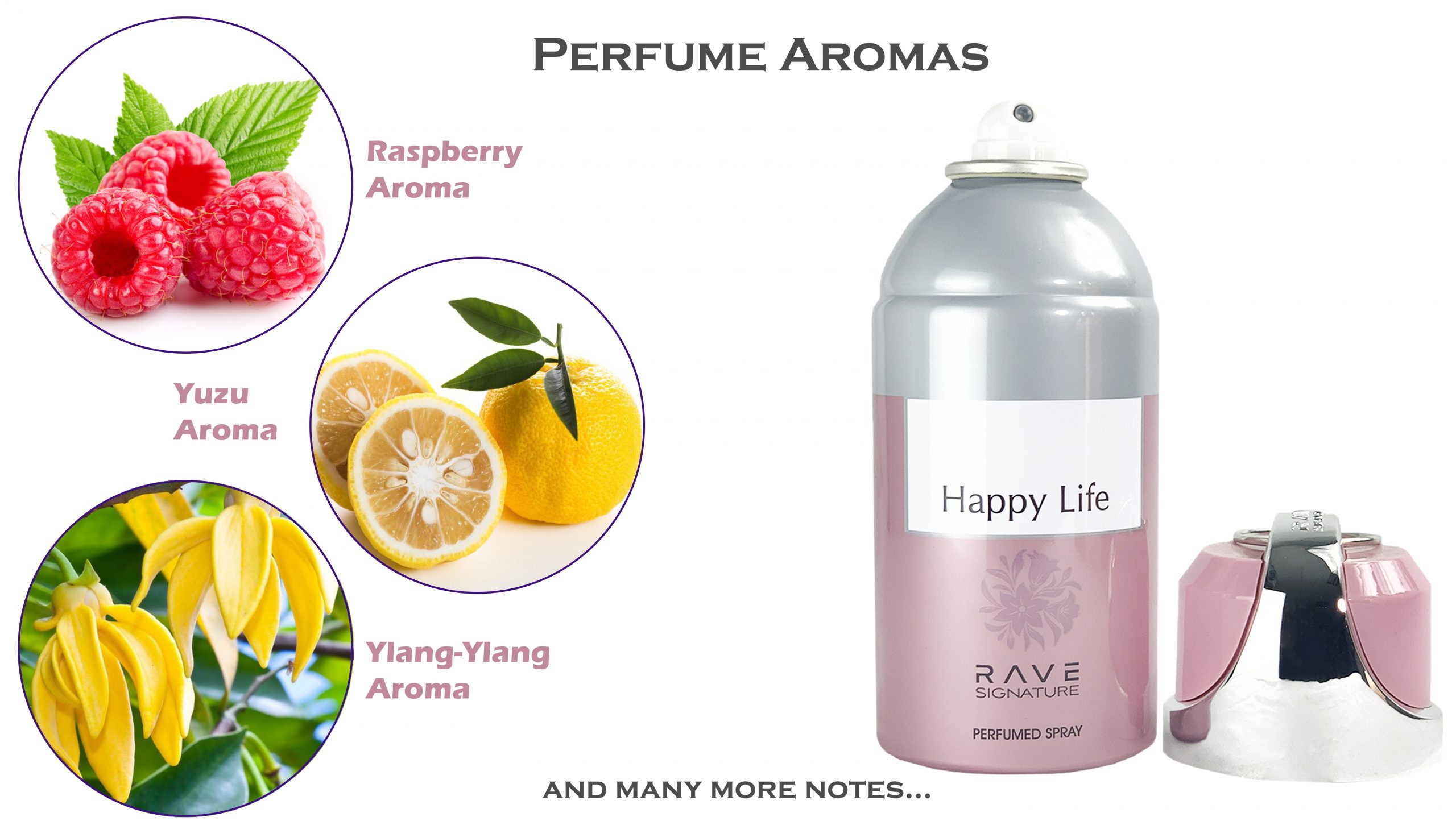 Body Spray | Happy Life by Rave 250ml - E&A Distribution