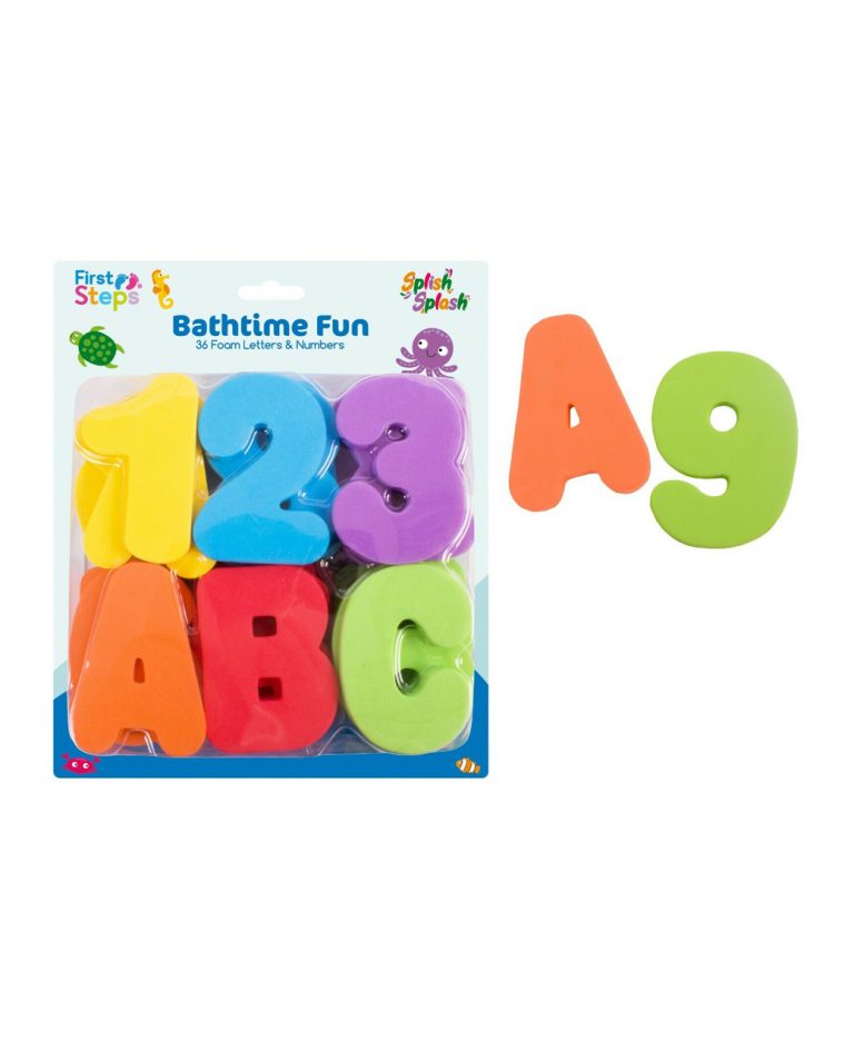 Toys | Baby Bath Foam Stick Letters - E&A Distribution