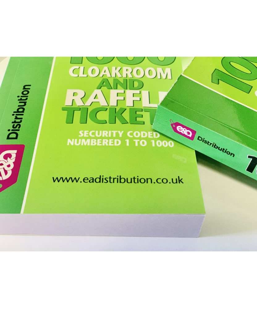 Cloakroom & Raffle Tickets by E&A - E&A Distribution