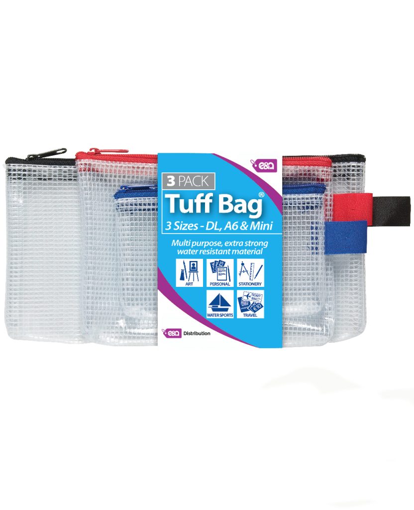 Tuff Bag | Triple pack in DL, A6 and Mini - E&A Distribution